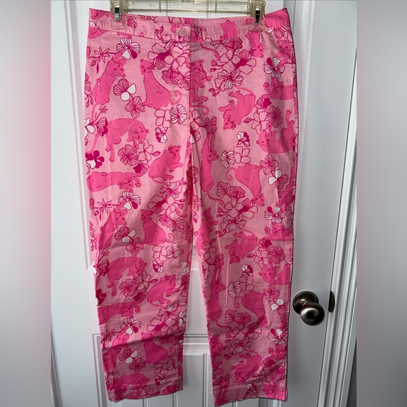 Lilly Pulitzer | Pants & Jumpsuits | Lilly Pulitzer Vintage Rare Pink ...